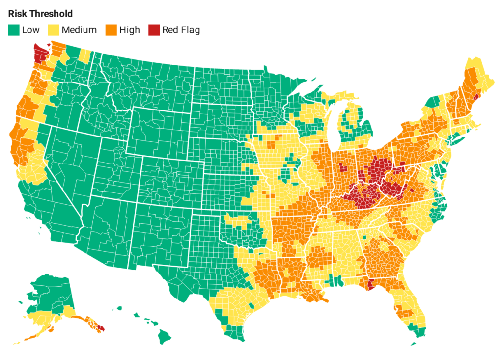 Mapping Climate Risks by County and Community – American Communities ...